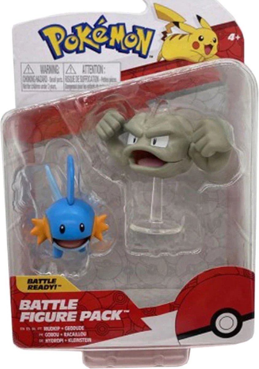Pokémon - Battle Figure Pack - Mudkip & Geodude | bol
