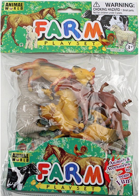 Animal World Farm Boerderijdieren 8 stuks | bol.com