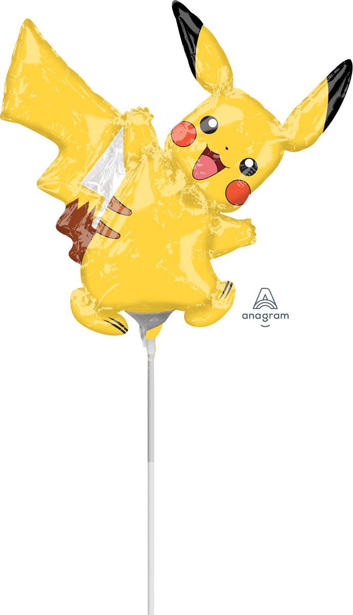 AMSCAN - Kleine aluminium folie ballon - Pikachu - Decoratie ...