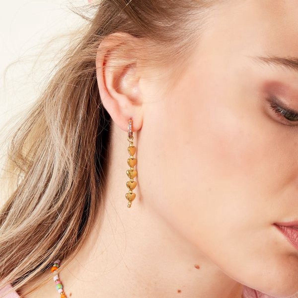 Oorbellen Yehwang - Five hearts - #summergirls collection | bol.com