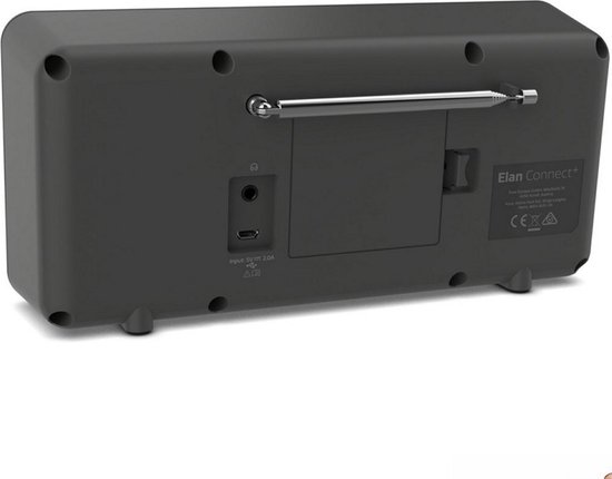 Pure Elan Connect+ Internetradio Zwart | bol.com