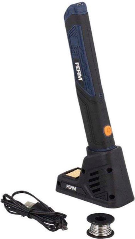 FERM - SGM1020 - Draadloze - Soldeerbout - Set - 4Volt - 1.5Ah Li-ion ...