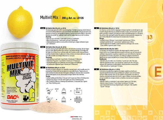 Dac Pharma Multivit Mix | bol