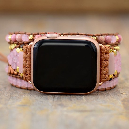 Prachtig handgemaakt Apple Watch Bandje Ibiza stijl voor dames én heren ...