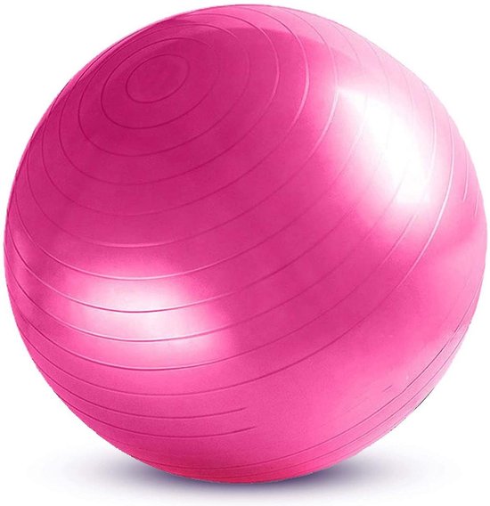 Yoga bal inclusief pomp - Pilates bal - Yoga bal - Klein - Fitness bal ...