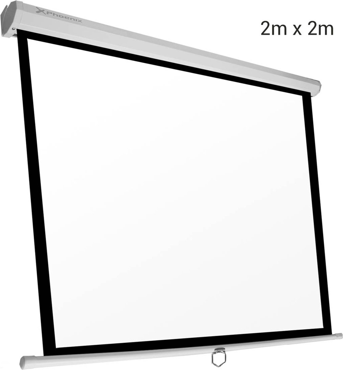 Écrans de projection- Écran manuel vidéoprojecteur mural 112" Ratio 1:1 ...