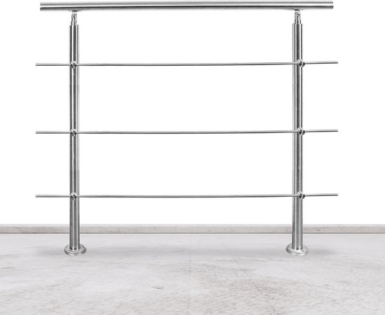 Roestvrijstalen leuning, voor trap, ballustrade en balkon, met/zonder ...