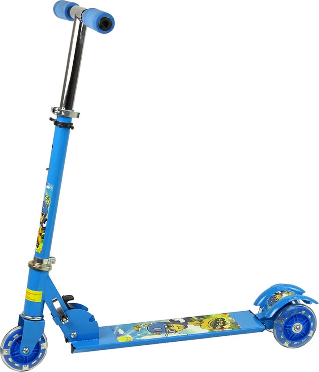 Step jongen - opvouwbaar - stuurhoogte tot 74 cm - blauw | bol.com