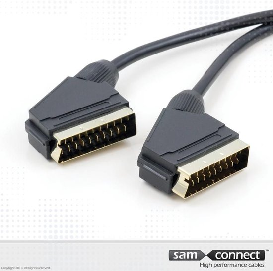 SCART kabel, 5m, m/m | Signaalkabel | sam connect kabel | bol