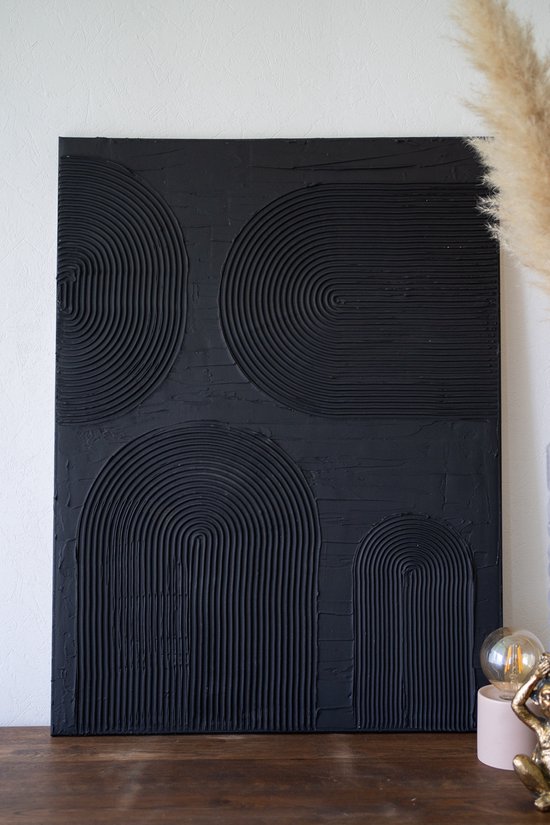 Textured Art - Handgemaakt Textuur Schilderij - Wand Decoratie - Muur Decoratie - 60 x... | bol.com