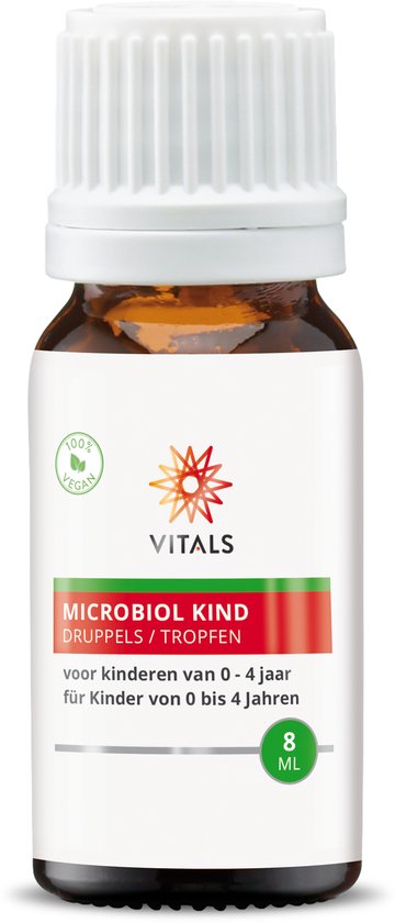 Vitals Microbiol Baby & Kind - Probiotica voor 0-4 jaar - 16 ...