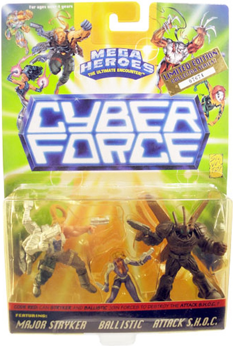 Mattel – Major Stryker, Ballistic & Attack S.H.O.C. – Cyber Force ...