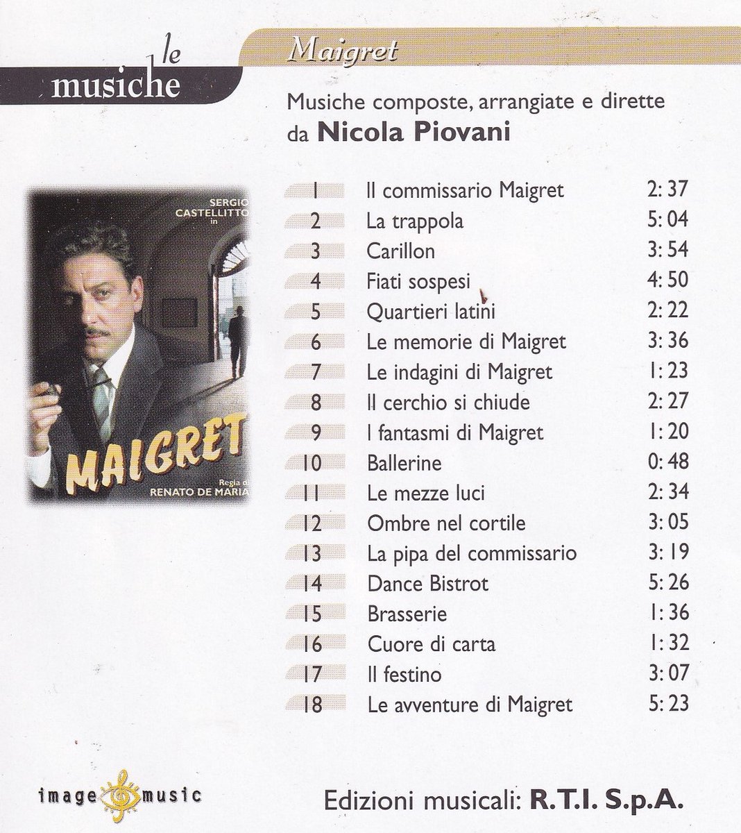 Maigret, Nicola Piovani | CD (album) | Muziek | bol.com