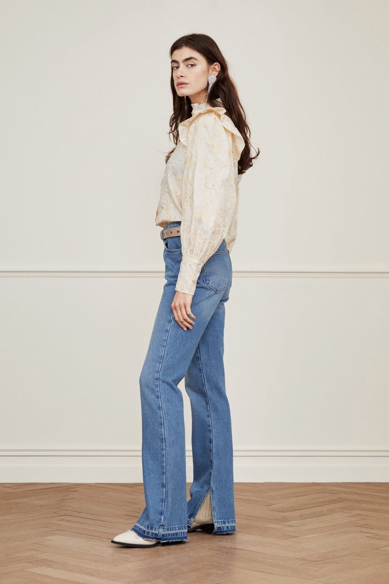 Fabienne Chapot Dames Pleunie Bootcut Jeans Blauw maat 28/32 | bol.com