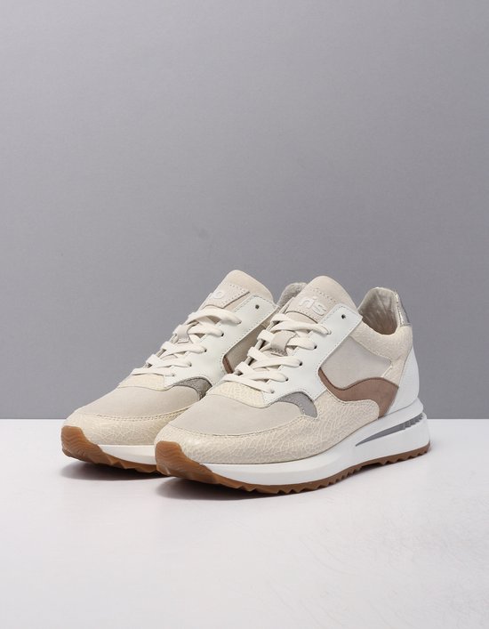 Floris van Bommel sfw-10082 sneakers dames wit 61-01 darkwhite leer 37 ...