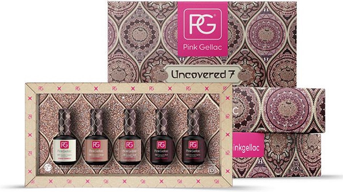 Pink Gellac - Collection Box Uncovered7 - Gellak Set Kleuren van 5 x ...