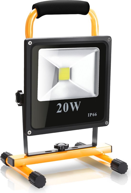 LED Breedstraler LED bouwschijnwerper batterij schijnwerper werklampen ...