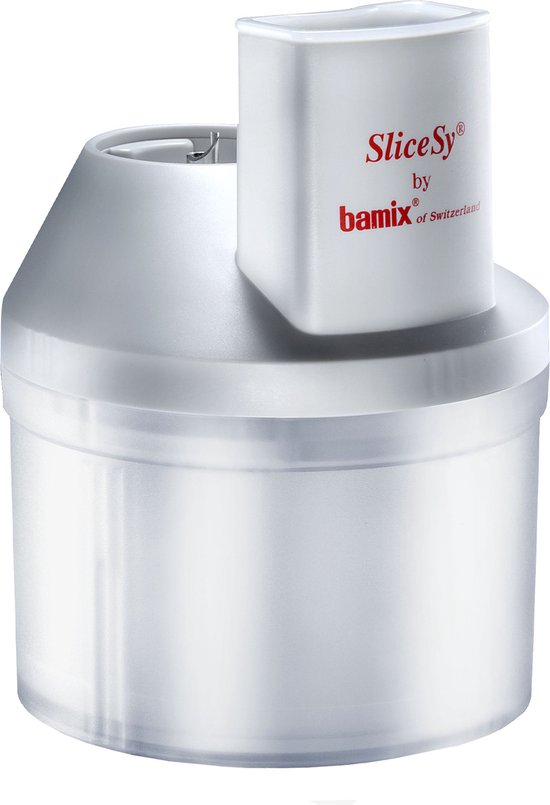 Bamix SliceSy elektrische rasp Grijs, Transparant | bol.com