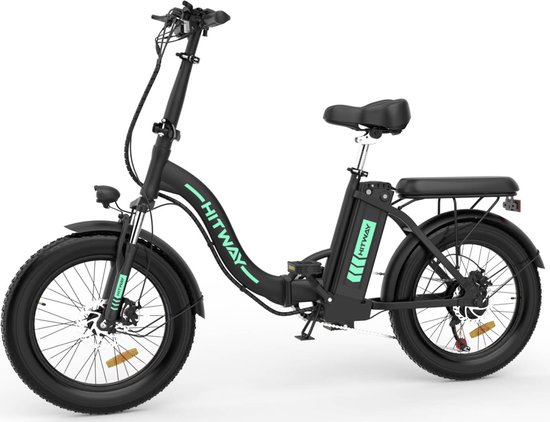 Hitway BK6 Elektrische Fiets - Opvouwbare E-bike - 20 Inch Fat Tire ...