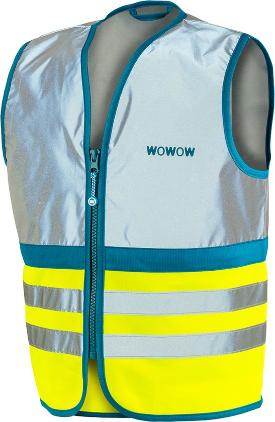 WOWOW Fluohesje kind EN17353 - Wasabi Jacket full reflective geel S ...
