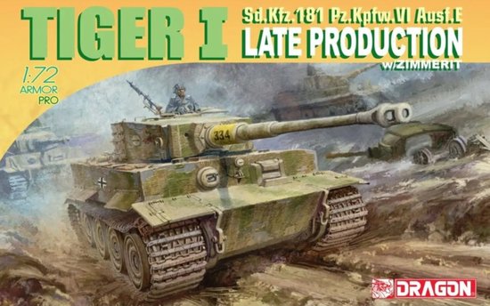 Dragon | 7203 | Sd.Kfz181 Pz.Kpfw.VI ausf.E Tiger 1 Late | 1:72 | bol.com