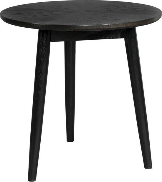 Table d'appoint Nancy's Maltby - Moderne - Zwart - Chêne, Mdf - 50 cm x ...