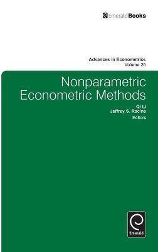 Nonparametric Econometric Methods | 9781849506236 | Qi Li | Boeken ... Nonparametric Econometric Methods | 9781849506236 | Qi Li | Boeken ...