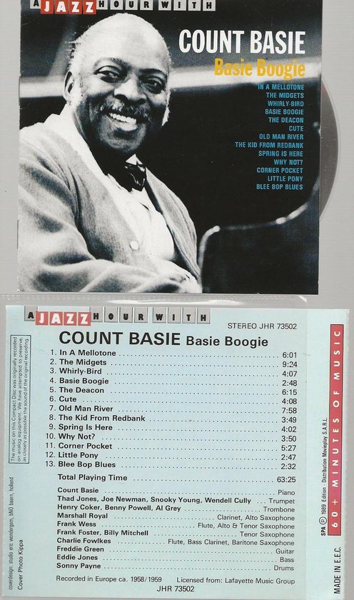 Basie Boogie, Count Basie | CD (album) | Muziek | bol