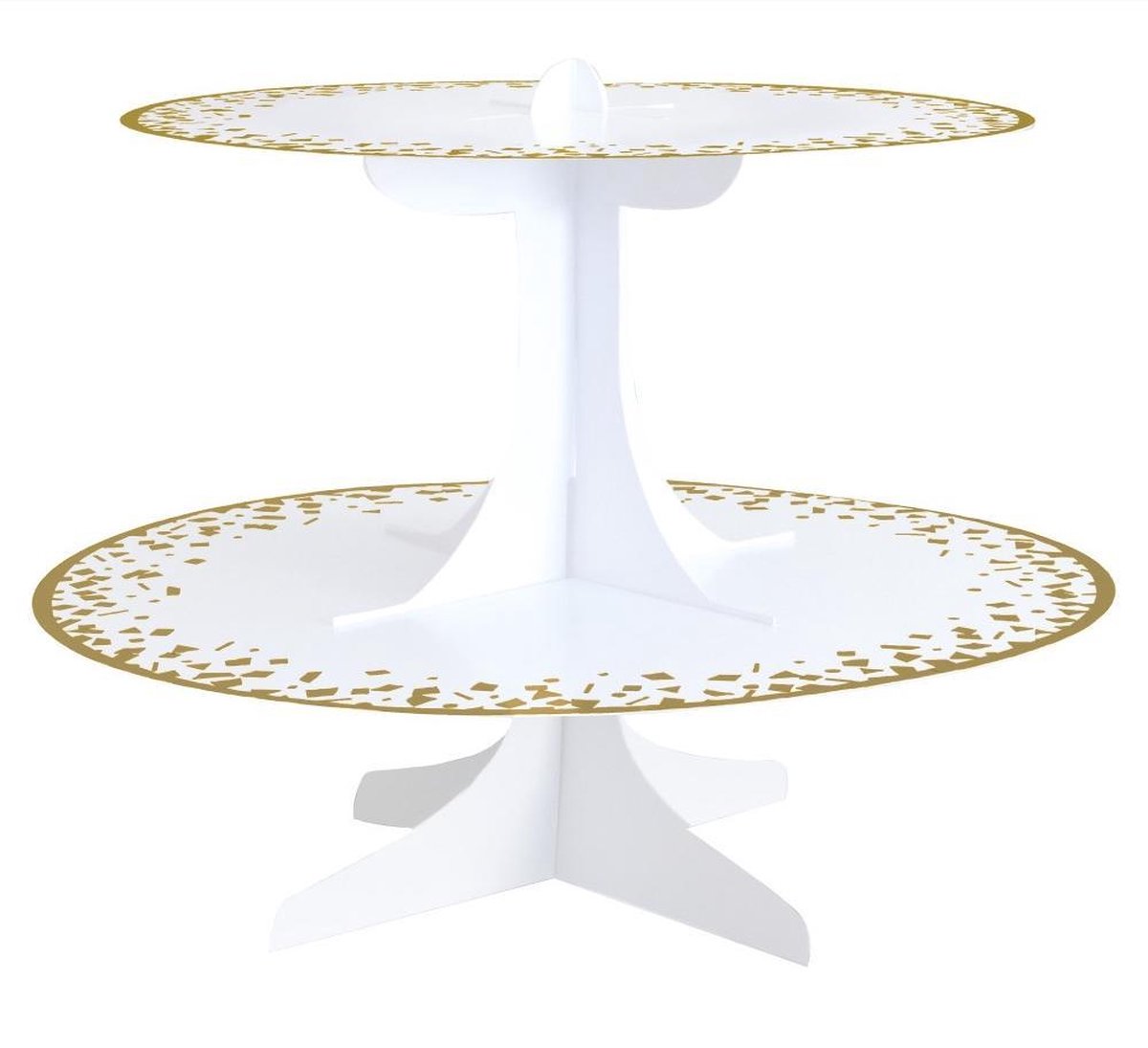 Cupcake Standaard Goud Karton 35cm | bol.com