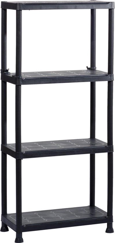 Kunststof Opbergrek / Stellingrek - 4 planken - 60x30x135cm | bol.com