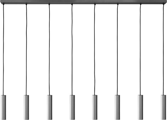 Ztahl design hanglamp Salerno 8L balk - rvs | bol