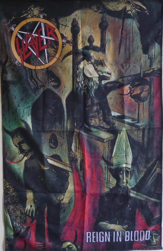 Slayer Textiel Poster Flag Reign in Blood Multicolours | bol