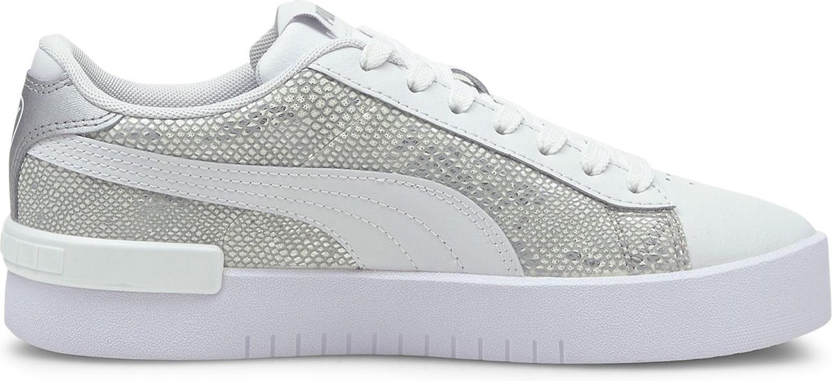 PUMA Jada Snake Premium Dames Sneakers - Puma Silver-Puma White - Maat ...