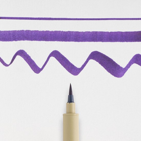 Sakura Pigma Brush pen paars | bol