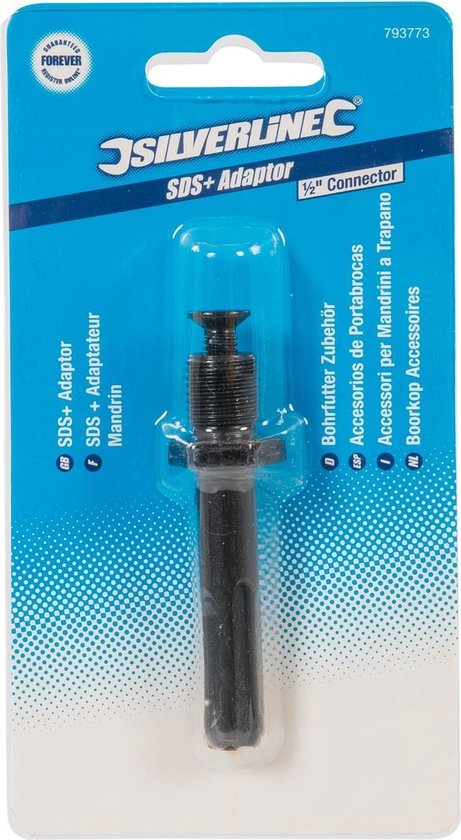 Silverline SDS-Plus adapter 1/2" koppeling | bol