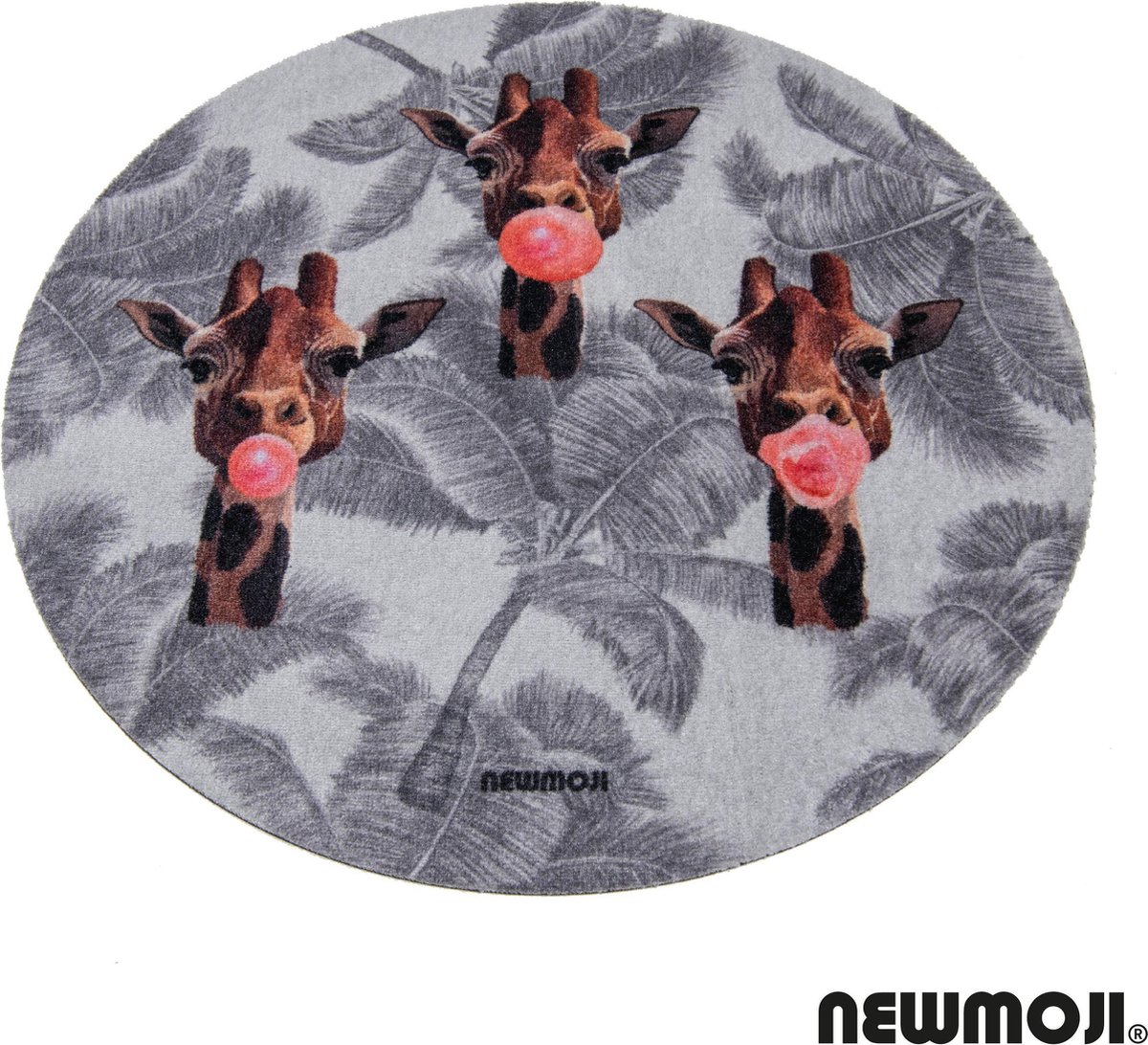 Vloerkleed NEWMOJI - Vloerkleed kinderkamer 90X90 cm - Tapijt ...