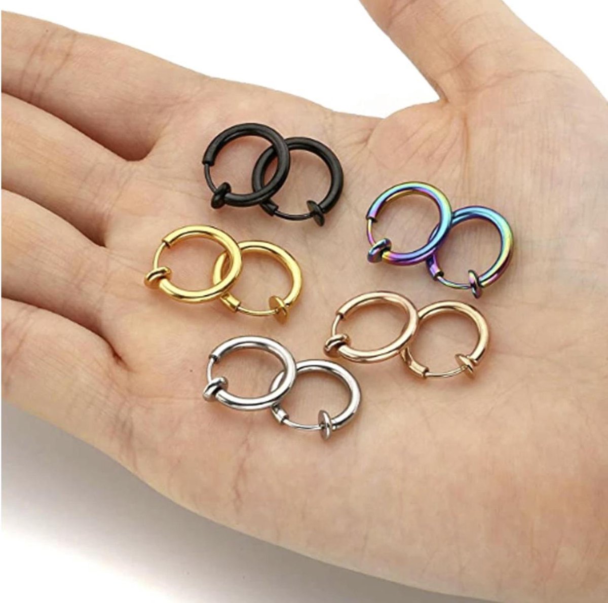 Neuspiercing Ringetje Cabantis|Fake Piercing|Neusring|Oorbellen ...