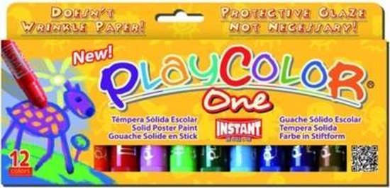 Playcolor One Gouache Sticks Set 12x10gr | bol