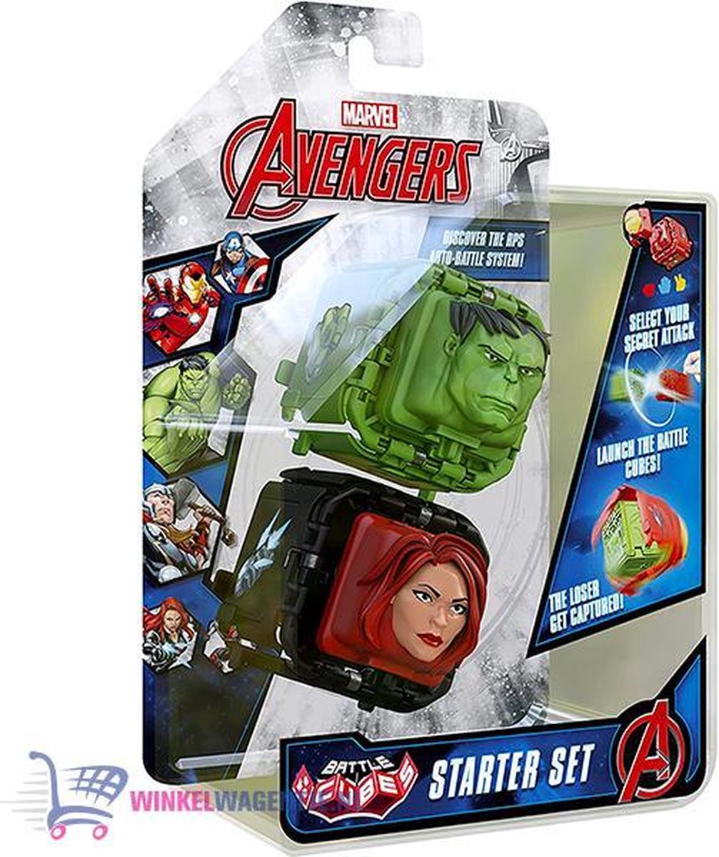Marvel Avengers Battle Cube - Hulk vs Black Widow - Speelfiguur ...