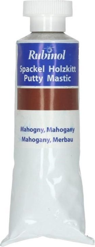 Putty - Rubinol -Mahonie/Merbau- Houtvuller - Vloeibaar hout - 100gram ...
