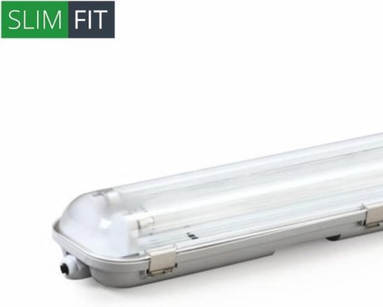 LED TL armatuur | T8 Fitting | 60 cm | 2 buizen | IP65 | SlimFit | bol.com