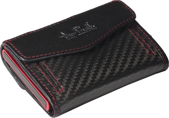 Tony Perotti - Furbo red/black carbon kaarthouder met papier- en ...