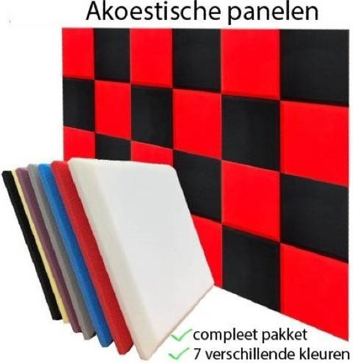 Geluidsisolatie – Akoestische panelen – Geluidsdemper – Wandpaneel - 5 ...