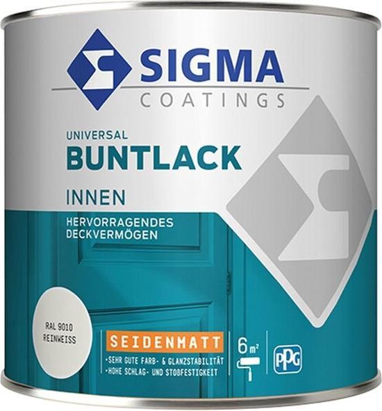 Sigma Gekleurde Lak Zilver Grijs 7001 Glans 750 ml | bol