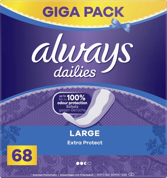 Always Dailies Extra Protect - Large - Voordeelverpakking 272 stuks ...