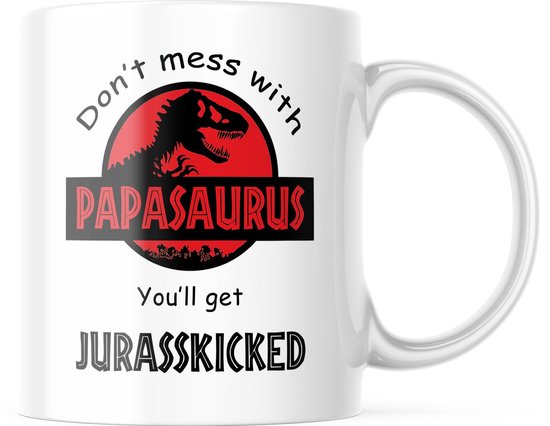 Papasaurus Mug Custom Papa Bear Mug Papa Bear Mug Gft Dea For Hm Gft ...