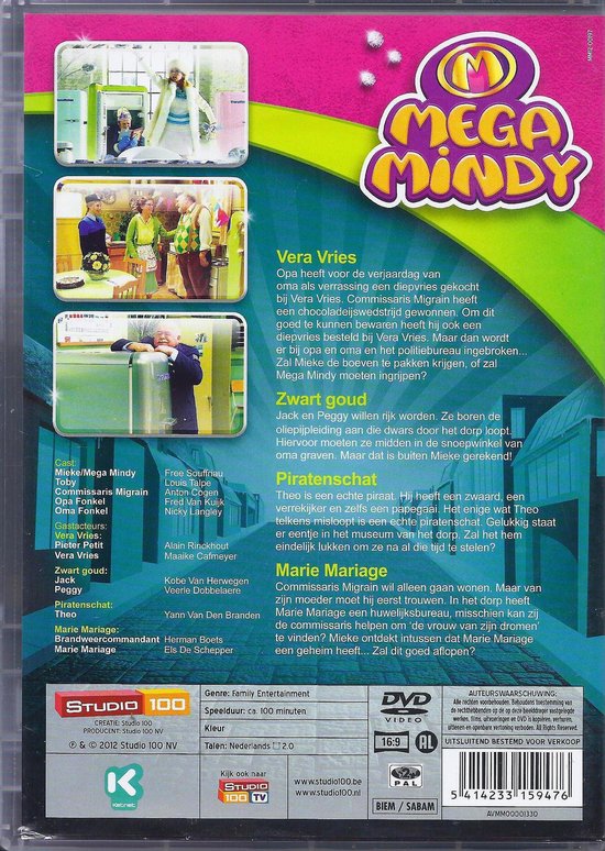 Mega Mindy - Vera Vries (Dvd), Anton Cogen | Dvd's | bol.com