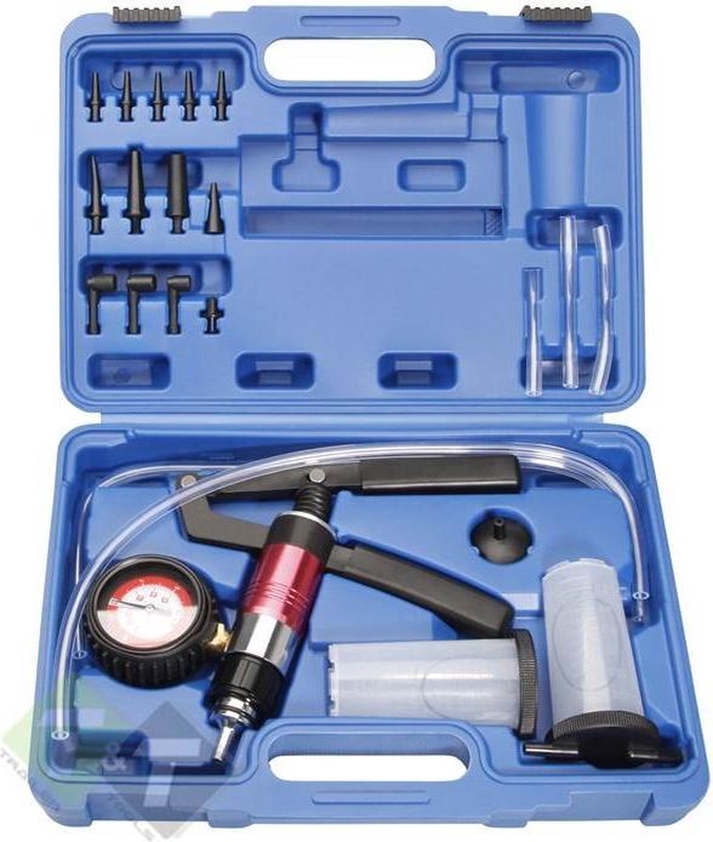 Hand Vacuum/Drukpomp, Rem ontluchter, Max. druk 3 bar | bol