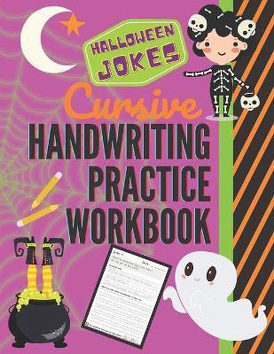 Funny Holiday Handwriting Practice- Halloween Jokes Cursive Handwriting ...