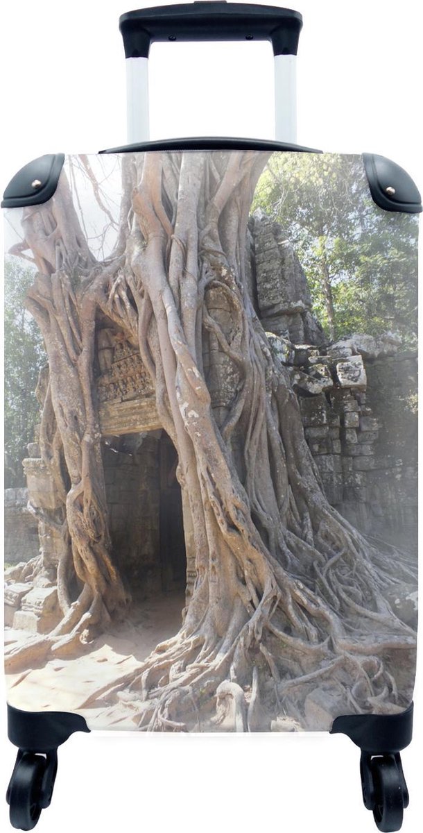 Valise - Entrée Ta Prohm avec racines d'arbre - 35x55x20 cm - Bagage à ...